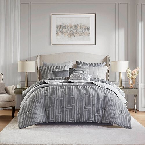 Click here for Madison Park Royce Luxury Jacquard 10-Pc. Comforte... prices