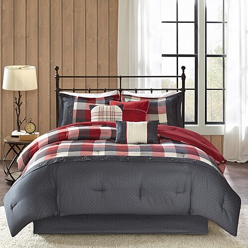 Click here for Madison Park Ridge Herringbone 7-Pc. Comforter Set... prices