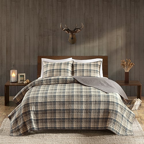 Woolrich Tasha Cotton Quilt Mini Set  One Size  Beige