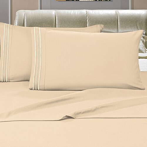Click here for Elegant Comfort Wrinkle Resistant Bed Sheet set wi... prices