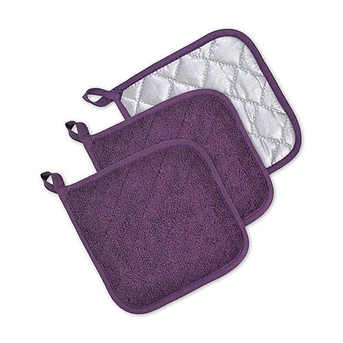 Click here for Design Imports Terry Kitchen 3-pc. Pot Holder Set... prices