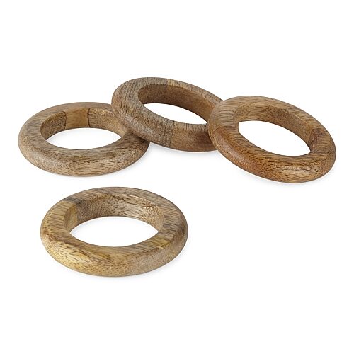 Click here for Linden Street 4-pc. Napkin Rings  One Size  White prices