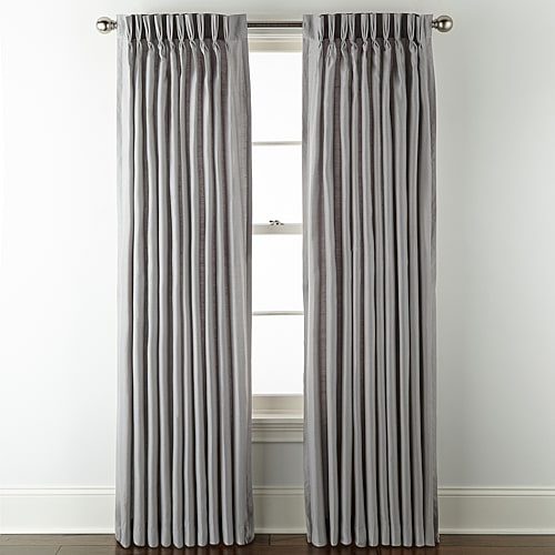 Click here for Liz Claiborne Supreme 10-Pleat Pinch Pleat Back Ta... prices