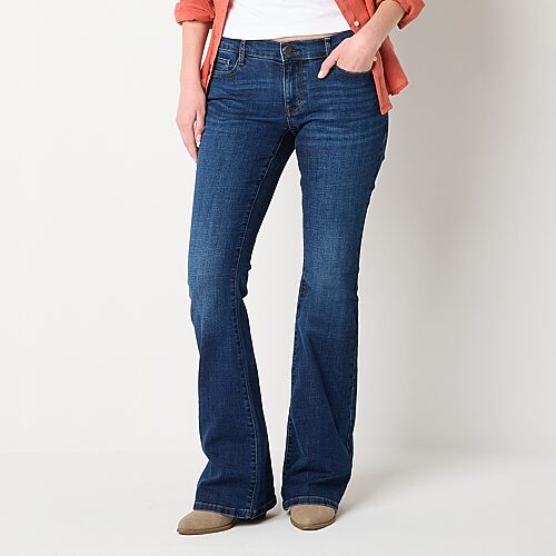 Click here for A.N.A Womens Low Rise Flare Leg Jean  16  Blue prices