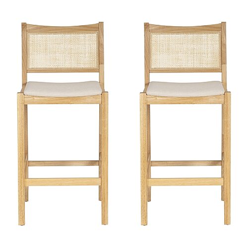 Click here for Linon Beymer 1 Pair Bar Stool  One Size  White prices