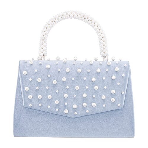 Click here for N By Nina Pearl Flap Satchel Evening Bag  One Size... prices