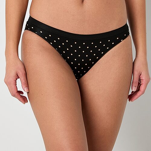 Click here for Ambrielle Seamless Bikini Panty  Medium  Black prices