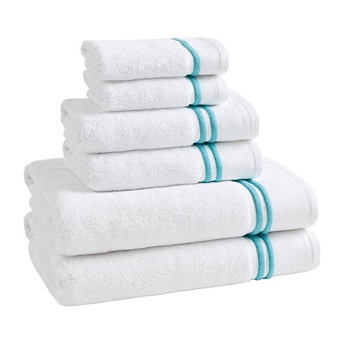 Click here for Madison Park Roan Border Cotton 6-Pc. Bath Towel S... prices