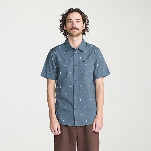 Click here for VOLCOM Mens Short Sleeve Regular Fit Button-Down S... prices