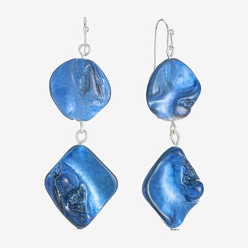 Click here for Mixit Womens Drop Earrings  One Size  Blue prices