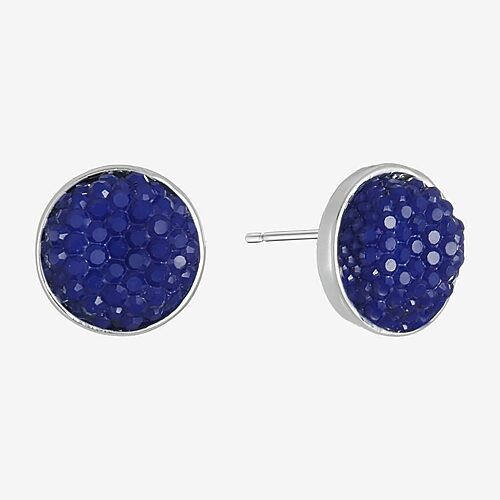 Click here for Mixit 12mm Stud Earrings  One Size  Blue prices