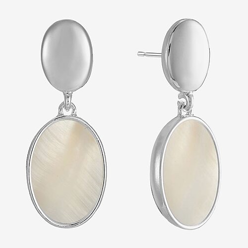 Click here for Liz Claiborne Womens White Mother Of Pearl Hypoall... prices