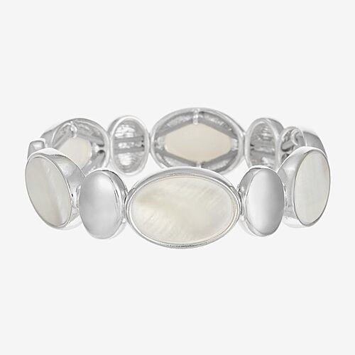 Click here for Liz Claiborne Womens White Mother Of Pearl Stretch... prices