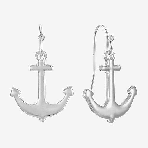 Click here for Liz Claiborne Womens Anchor Drop Earrings  One Siz... prices