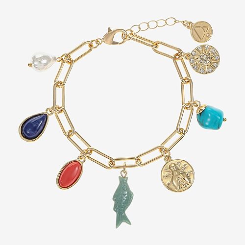 Click here for Liz Claiborne Womens Charm Bracelet  One Size  Mul... prices