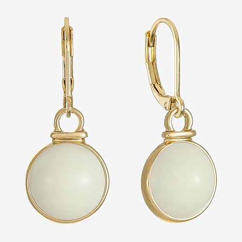 Click here for Monet Jewelry Womens Green Round Drop Earrings  On... prices