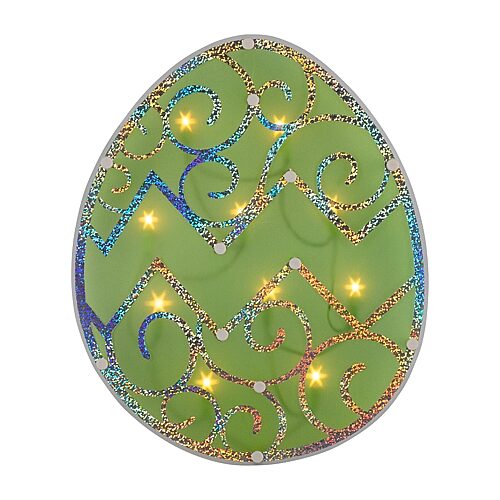 Click here for Northlight 12 Green Lighted Egg Easter Window Deco... prices