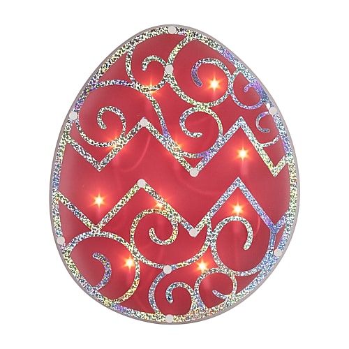 Click here for Northlight 12 Pink Lighted Egg Easter Window Decor... prices