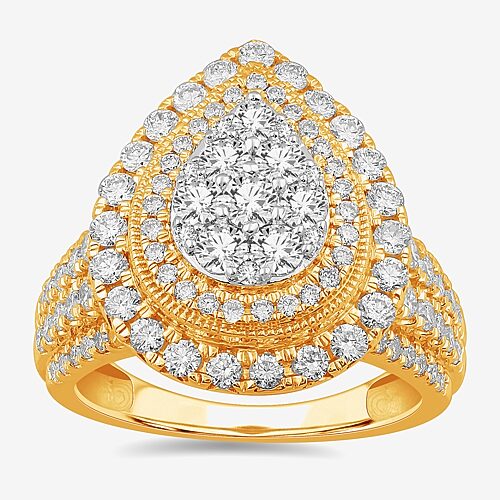 Click here for (G-H / Si1-Si2) Womens 2 CT. T.W. Lab Grown White... prices