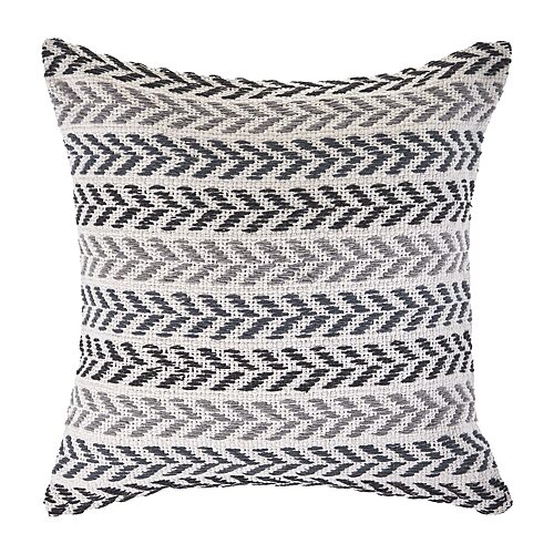 Click here for Lr Home Ash Sen Stripe Square Throw Pillow  One Si... prices
