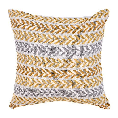 Click here for Lr Home Ash Sen Stripe Square Throw Pillow  One Si... prices