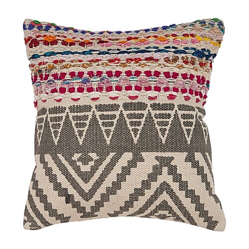 LR Home Elish Chevron Square Throw Pillow  One Size  Multiple Colors