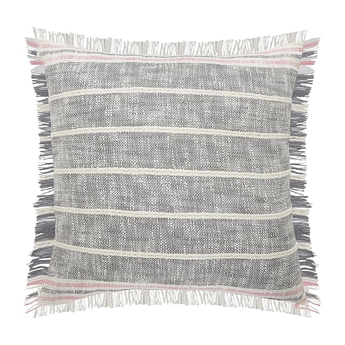 Click here for LR Home Rose Stripe Square Throw Pillow  One Size... prices
