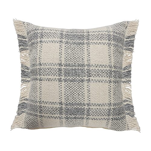 Click here for LR Home Lyon Plaid Square Throw Pillow  One Size... prices