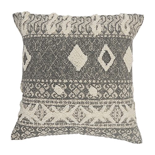 Click here for LR Home Sara Geometric Square Throw Pillow  One Si... prices