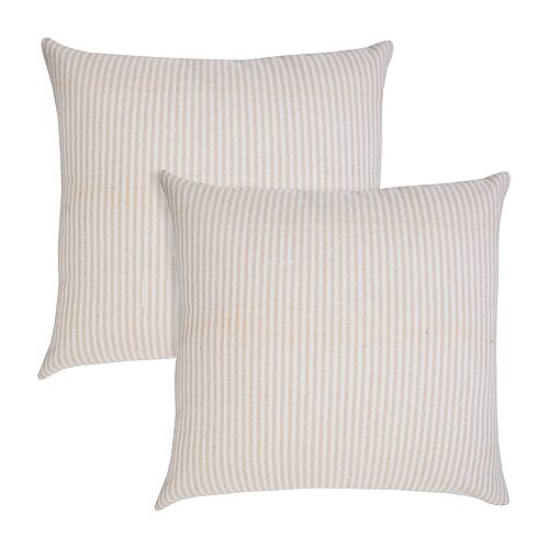 Click here for LR Home Amy Stripe Set Square Throw Pillow  One Si... prices