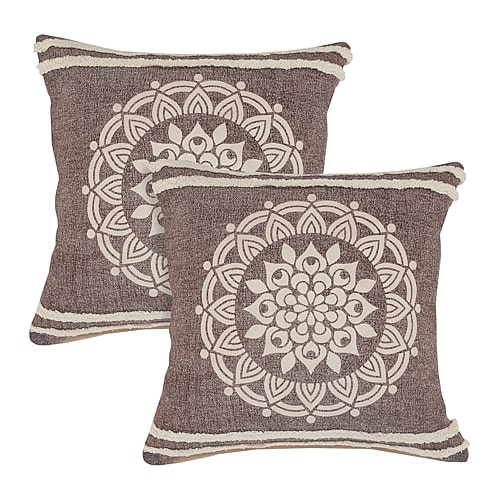 Click here for LR Home Sunny Abst Set 2-pc. Square Throw Pillow... prices