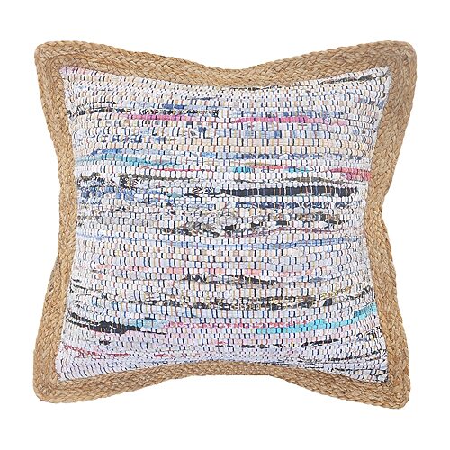 Click here for LR Home Eaton Abstract Square Throw Pillow  One Si... prices