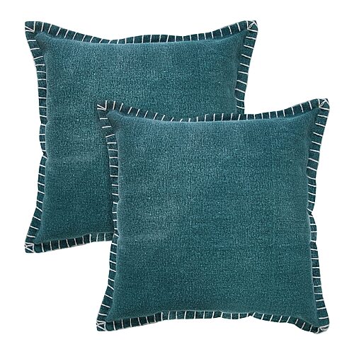 Click here for LR Home Ron Solid Set Square Throw Pillow  One Siz... prices