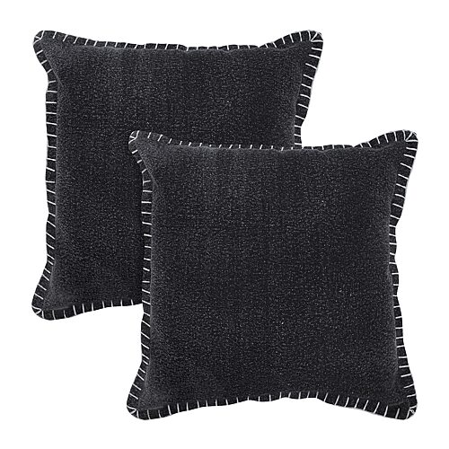 Click here for LR Home Ron Solid Set Square Throw Pillow  One Siz... prices