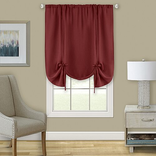 Click here for Achim Darcy Tie Up Rod Pocket Curtain Shade prices