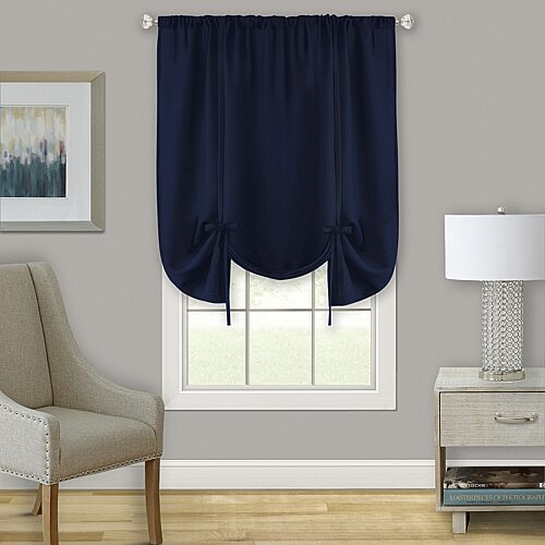 Click here for Achim Darcy Tie Up Rod Pocket Curtain Shade prices