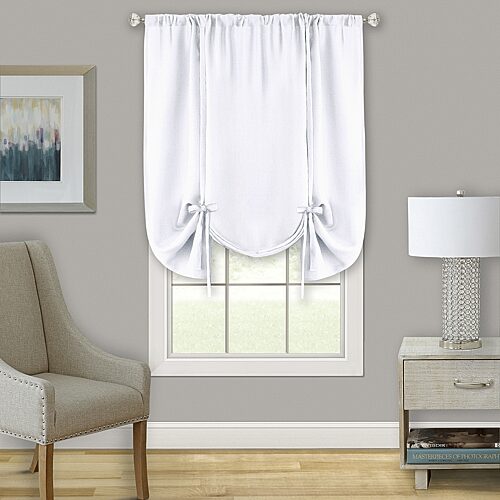 Click here for Achim Darcy Tie Up Rod Pocket Curtain Shade prices