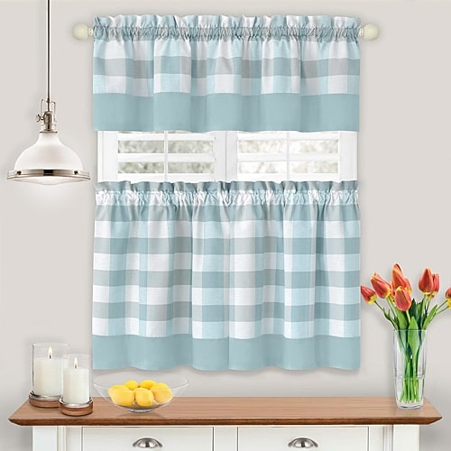 Click here for Achim Hunter 3-pc. Rod Pocket Window Tier  One Siz... prices