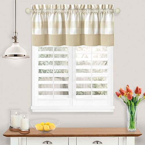 Click here for Achim Hunter Rod Pocket Federal & Truck Valance  O... prices