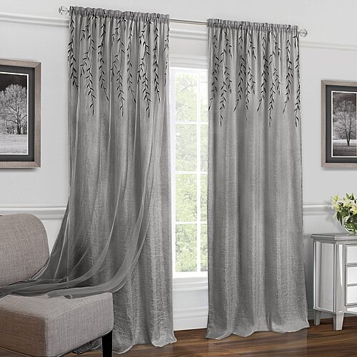 Click here for Achim Willow Rod Pocket Curtain Panel prices
