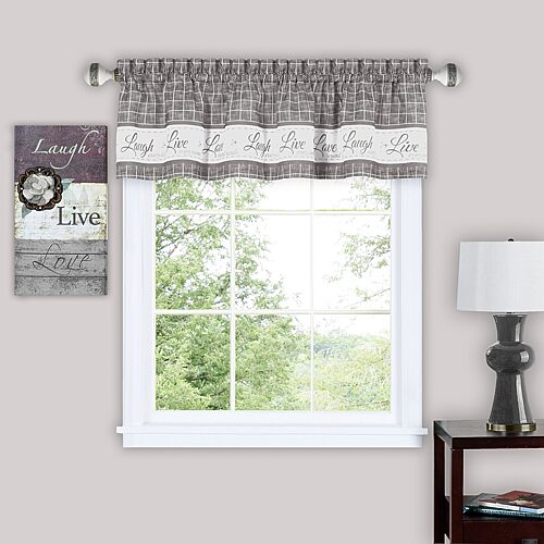 Click here for Achim Live Love Laugh Valance - 58x14 prices