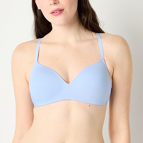 Click here for Arizona Body Cotton Wire Free T-Shirt Bra  A  Blue prices