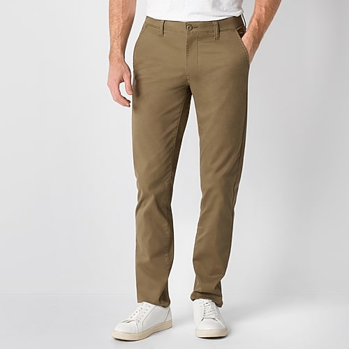 Click here for mutual weave Standard Chino Mens Relaxed Fit Flat... prices