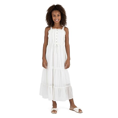 Click here for Speechless Girls 7-16 Maxi Square Neck Dress - Whi... prices