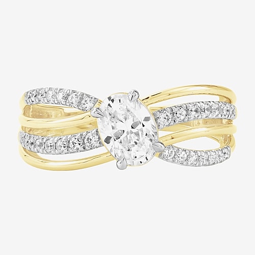 Click here for (F / Si2) Womens 1 CT. T.W. Lab Grown White Diamon... prices