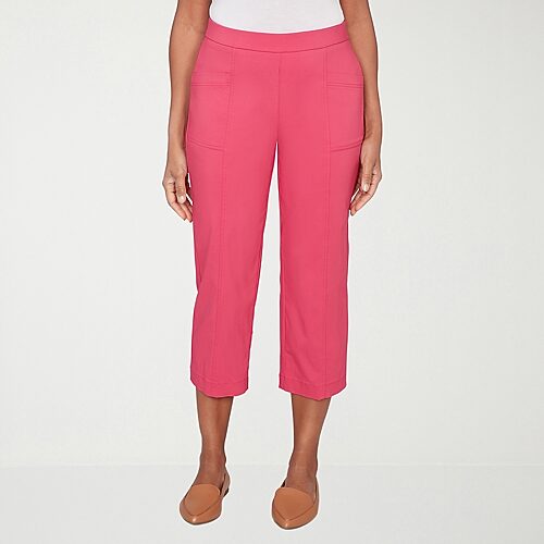 Click here for Alfred Dunner Womens Straight Capri Pant  12  Pink prices