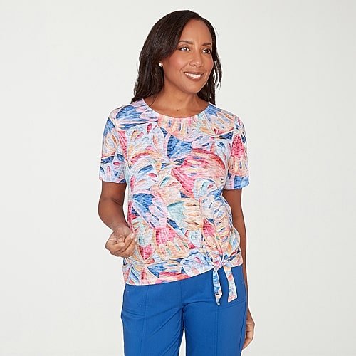 Click here for Alfred Dunner Womens Crew Neck Short Sleeve T-Shir... prices