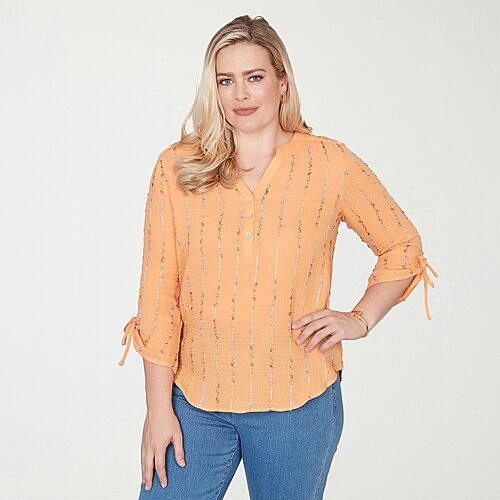Click here for Alfred Dunner Beachcomber Womens Split Crew Neck 3... prices