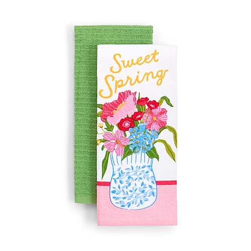 Click here for Layerings Spring Bouquet 2-pc. Kitchen Towel Set... prices