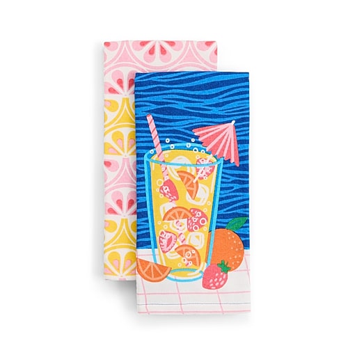 Click here for Layerings Summer Drinks 2-pc. Kitchen Towel Set  O... prices